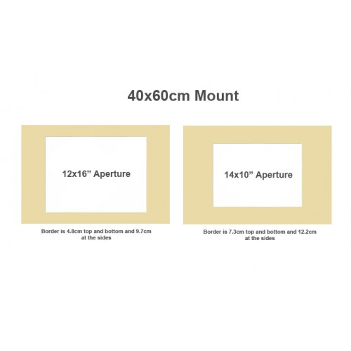 40x60 cm Bevel Edge Photo Picture Mount