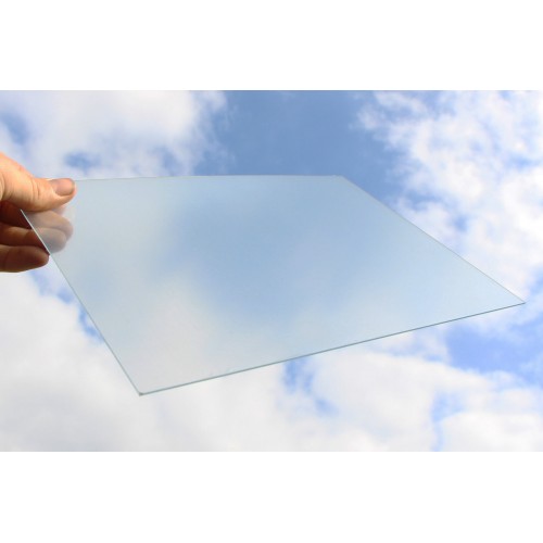 12x8" Replacement styrene safety glass for picture or photo frames.