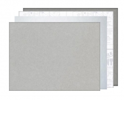 Grey white self-adhesive photo picture mount backing board