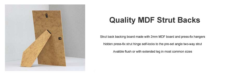 MDF Flush Strut Back